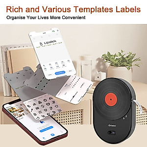 CT521B Label Maker Machine with Tape, Perfect for Women, Wife,Mom,Grandma, Available for Home Office Organization Mother's Day Decor Birthday Gift