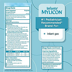 Mylicon Gas Relief Drops for Infants and Babies, Original Formula, 1 Fluid Ounce