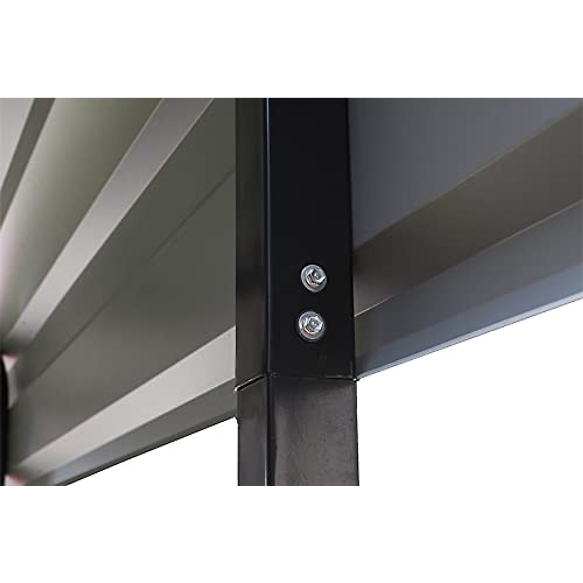 Arrow Carports Galvanized Steel Carport, Compact Car Metal Carport Kit, 10' x 24' x 9', Eggshell