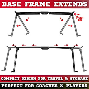 Full Size Soccer Goals for Backyard (14x7) with Carry Bag, Quick Set Up and Take Down - Strong 7 Ply Net, Built to Handle Powerful Shots - Develop Advanced Soccer Techniques and Finishing Moves