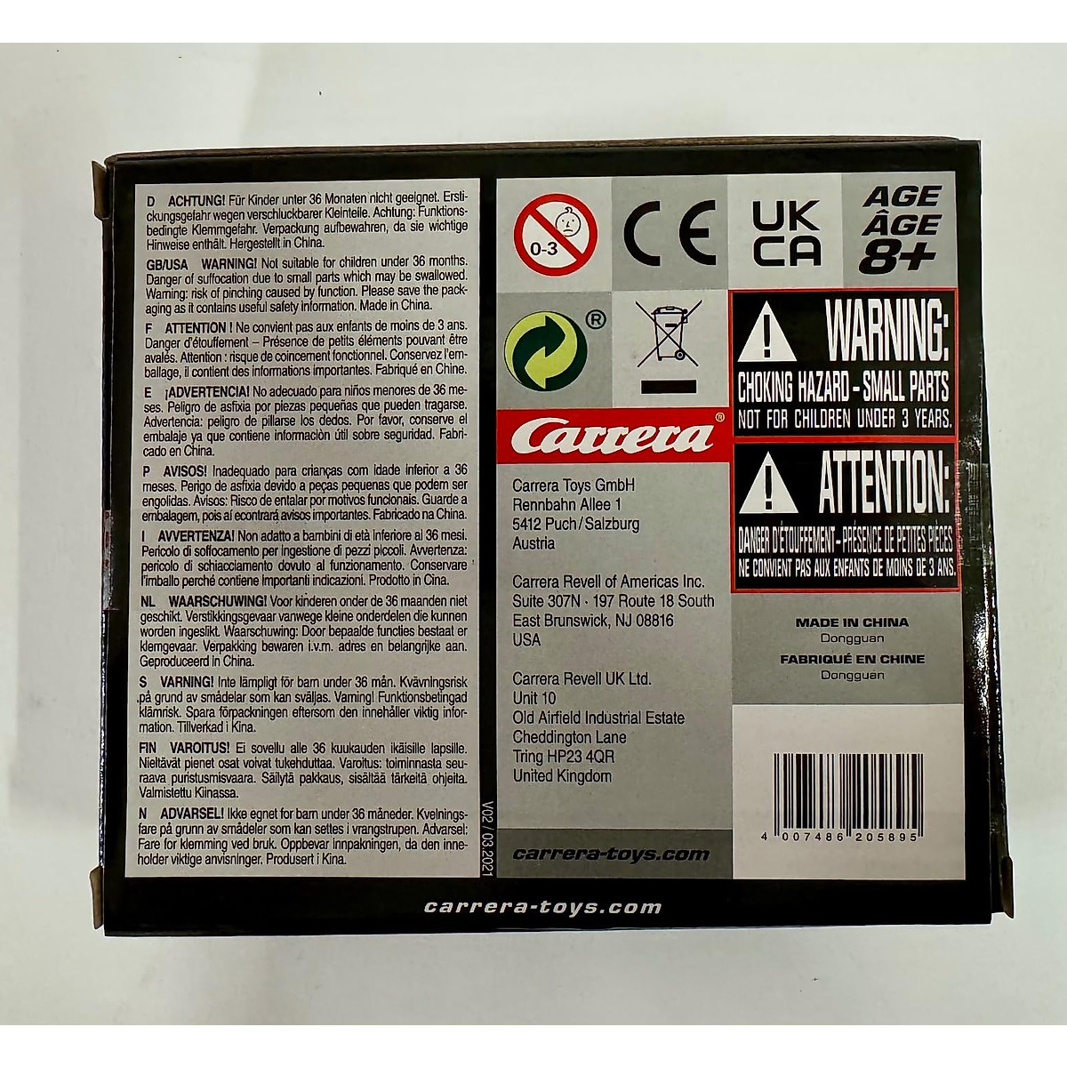 Carrera 20020589 Digital 124 - Outside Shoulder - 1/4 Straight