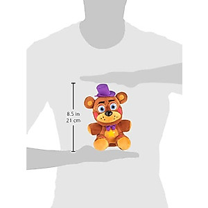 Funko Plush: Five Nights at Freddy's (FNAF) Pizza Sim: Rockstar Freddy Fazbear - FNAF Pizza Simulator - Collectible Soft Plush - Birthday Gift Idea - Official Merchandise - Stuffed