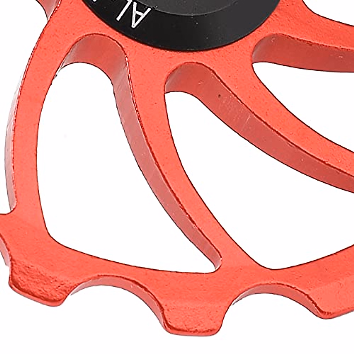 SMICH Rear Derailleur Bearing Pulley, Corrosion‑Resistant Lightweight Bikes Ceramic Bearing Pulley Guide Wheel for for Road Bike for Mountain Bike(Red)