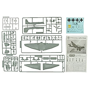 Premium Hobbies Junkers JU-87G-2 Stuka 1:72 Plastic Model Airplane Kit 133V