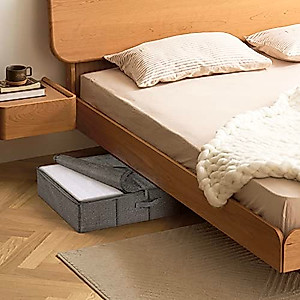 diyome Under Bed Storage Containers, Foldable Closet Organizers and Storage with Reinforced Handles, Storage Bins for Organizing Clothes, Shoes, Blankets, Pillows, Toys