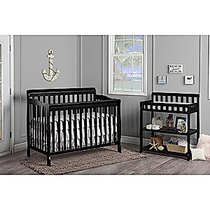 Dream On Me Ashton Changing Table, Black , 34x20x40 Inch (Pack of 1)