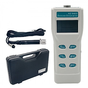 AZ8403 Dissolved Oxygen Meter DO Meter Handheld Digital Dissolved Oxygen Teter Freshwater Aquaculture Water Quality Tester with Memory Function 0~199.9 (in%) ±1.5% F.S (in%) AZ-8403