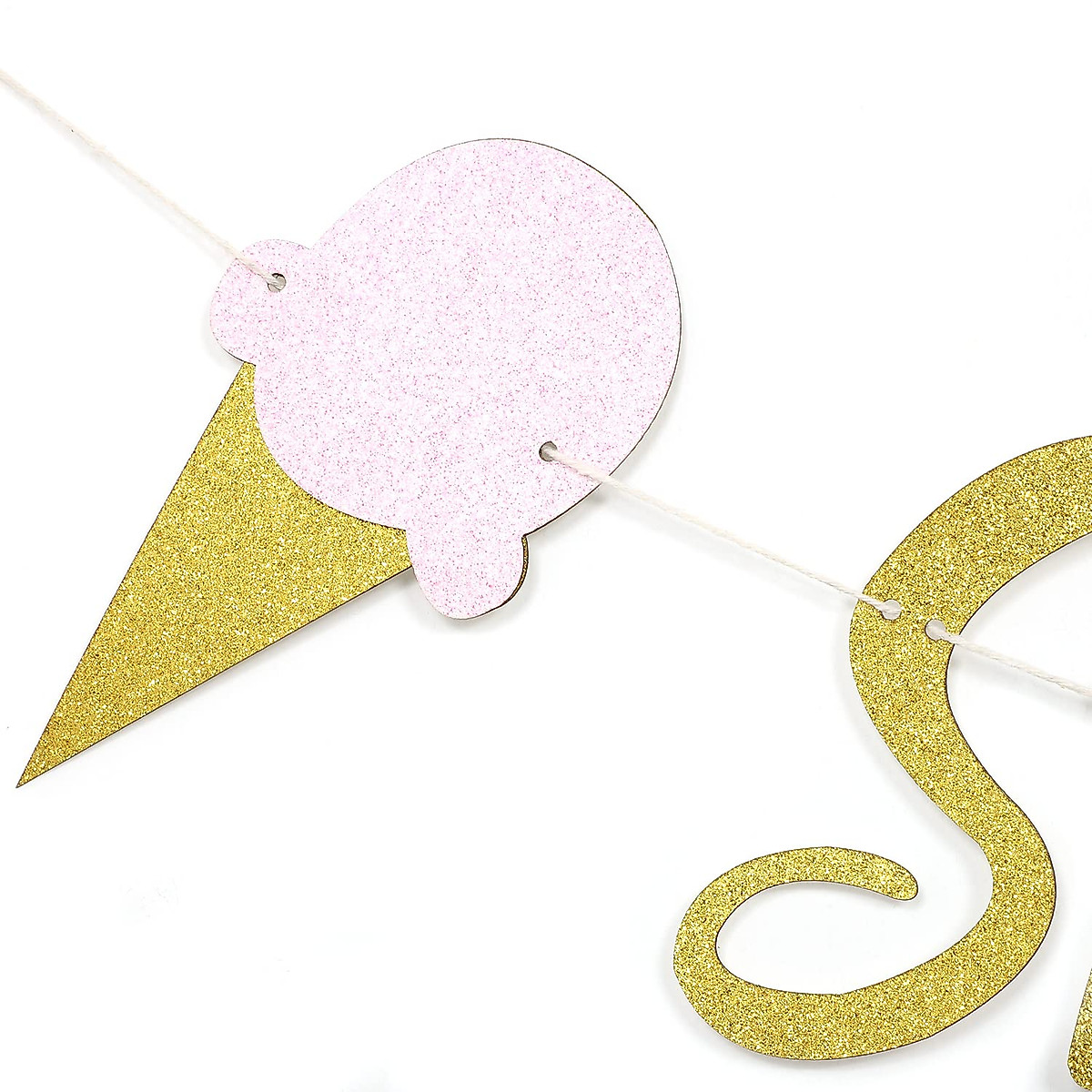 Personalized Shes Been Scooped Up Banner, Bridal Shower,Engagement, Bachelor Party Banner, Ice Cream Banner，Shes Been Scooped Gold Party Banner。