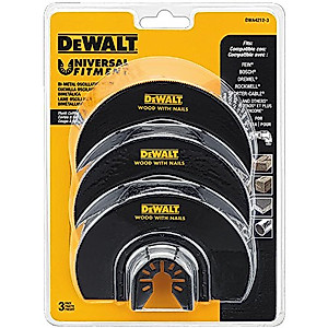 DEWALT Oscillating Tool Blades, Flush Cut, 3-Pack (DWA4212-3)