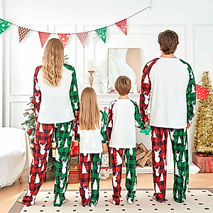 Christmas Pajamas for Family Matching Family Christmas Pajamas Set PJS Holiday Xmas Family Jammies Sleepwear(#119-Women, Medium)
