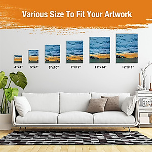 Canvas Boards for Painting 40 Pack, 8 inch x 10 inch Super Value Pack, Artist Canvas Panels for Oil & Acrylic Painting