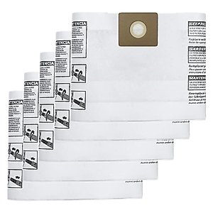 5 Pack Shop Vac 3 Gallon Bags - 90669 All Around Collection Type C Vacuum Bags, part # 9066900 9066933