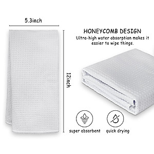 HIWX As for Me and My House We Will Serve Christian Decorative Kitchen Towels and Dish Towels, Joshua 24:15 Religious Bible Verse Hand Towels Tea Towel for Bathroom Kitchen Decor 16×24 Inches