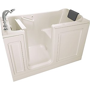 American Standard 3260.219.ALL Acrylic Air Spa 32"x60" Left Side Door Walk-In Bathtub in Linen