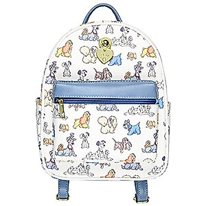 Disney Dogs Saffiano Faux Leather Tote Bag Mini Backpack
