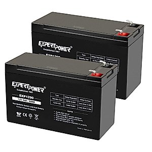 ExpertPower 12V 9Ah Compatible Battery Compatible with APC Back-UPS NS1250, NS 1250-2 Pack