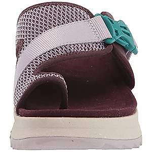 Merrell Women's Alpine Cush Wrap Wedge Sandal, Burgundy, 8