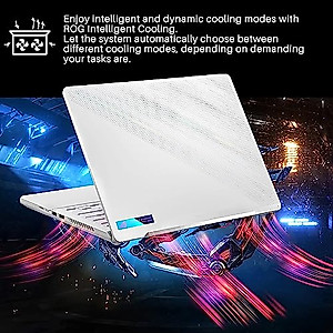 ASUS ROG Zephyrus 2023 Gaming Laptop, 14" FHD 144HZ Display, AMD Ryzen 7 5800HS(Up to 4.4 GHz), NVIDIA GeForce RTX 3060 Graphics, 40GB RAM, 2TB SSD, Bluetooth, WiFi 6, Windows 11 Home, White