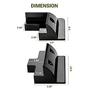 HQST ABS Plastic Corner Bracket Solar Panel Roof Drill-Free Mount for RV, Boats, Motorhomes,Buses