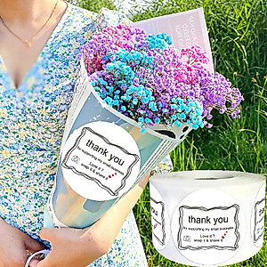 Snap Share Review with Retro Camera Design Stickers,Thank You Stickers,Bakeries Stickers,Handmade Stickers,Small Business Stickers, Envelopes Stickers, Gift Bags Packaging 500 PCS