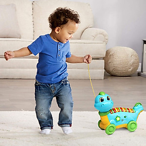 LeapFrog Lettersaurus Alphabet Pull Toy, Teal