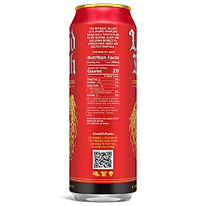 Liquid Death, Convicted Melon Sparkling Water, Watermelon Flavored Sparkling Beverage Sweetened With Real Agave, Low Calorie & Low Sugar, 8-Pack (King Size 19.2oz Cans)