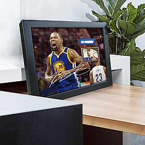 sufenvera Signed Kevin Durant Memorabilia Film Photo Collage Framed Poster,Basketball Decorations Gifts for NBA All-Star Fans 10x8 Inches