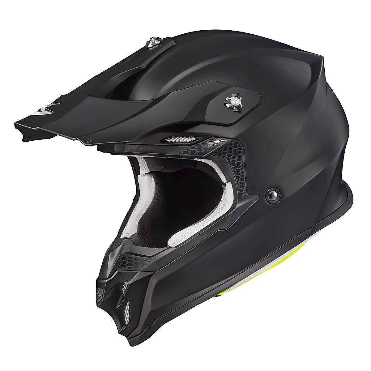 ScorpionEXO VX-16 Dual Off-Road Dirt Bike MX ATV UTV Motocross Racing Adult Full Race Helmet with Visor Dot Approved (Matte Black - Medium)