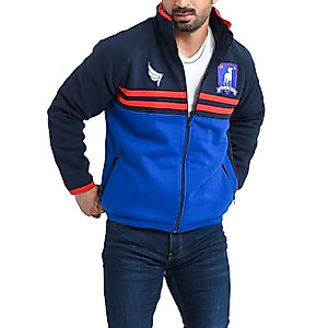All Jackets Men Ted Lesso Jason Sudekis Brendan Hunt Blue Football Coach Track Suit Jacket (XL) (12)