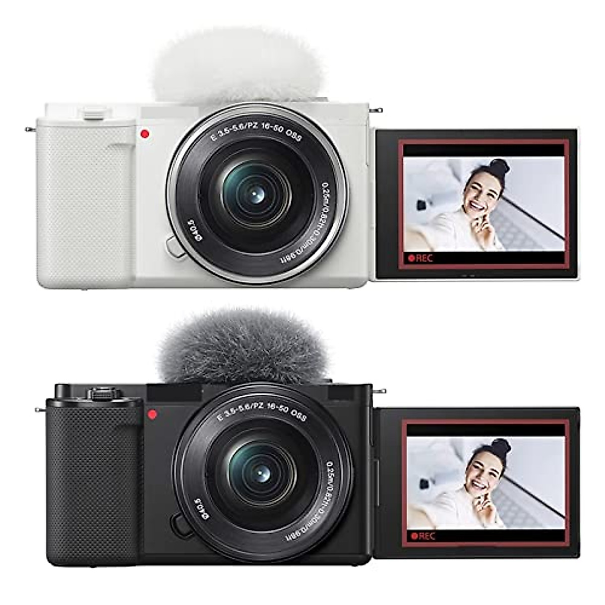 DYOSEN Digital Camera ZV-E10 Mirrorless Camera (Body Only, Black,White) Digital Camera Photography (Color : W)