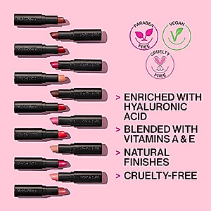 wet n wild Mega Last Matte Lip Color, Semi Matte Hyaluronic Acid Infused, Long Lasting Full Coverage for a Nourishing Pout, Cruelty-Free & Vegan - Wine Room