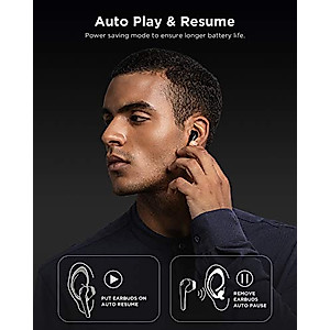 1MORE ComfoBuds Wireless Earbuds for Kids, Mini Noise Cancelling True Wireless Earbuds for Teenager, Bluetooth 5.0 Headphones with 4 Mics, IPX5 Waterproof Sports Earphone for Students, Black