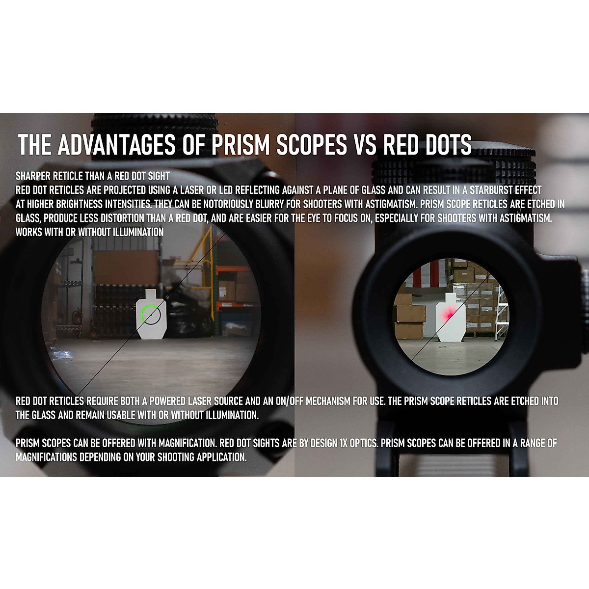 Monstrum Marksman 1X Prism Scope | Flat Dark Earth