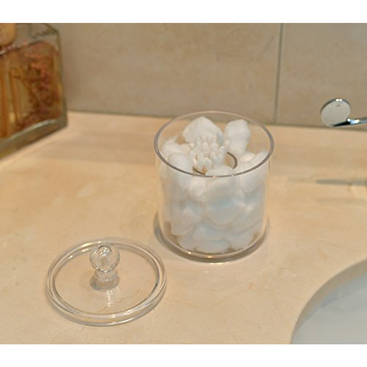 ARAD Cotton Ball and Cotton Swabs Holder