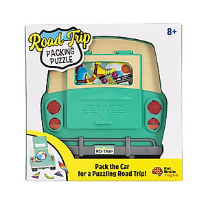 Fat Brain Toys Road Trip Packing Puzzle - Travel Brainteaser Game for Ages 8+