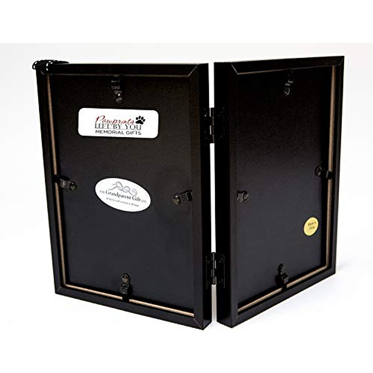 Pawprints Pet Memorial Frame with Pawprints Left by You Poem- Touching Dog Sympathy Gift for Pet Loss Remembrance