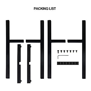 Kcgani Black Adjustable Metal Beverage Drink Dispensers Stand,Water Crock Stand Fits 9.4 to 15 Inches Dia of Glass Jar or Bottle Jug, Strong Metal Rack Base for Water Filter, Flower Pot, Plants