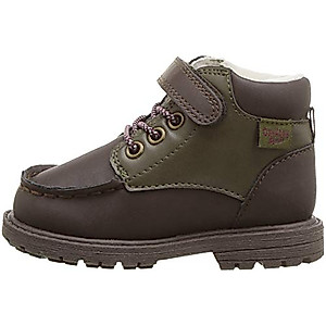 OshKosh B'Gosh Boys' Haslett Ankle Boot, brown, 10 M US Toddler