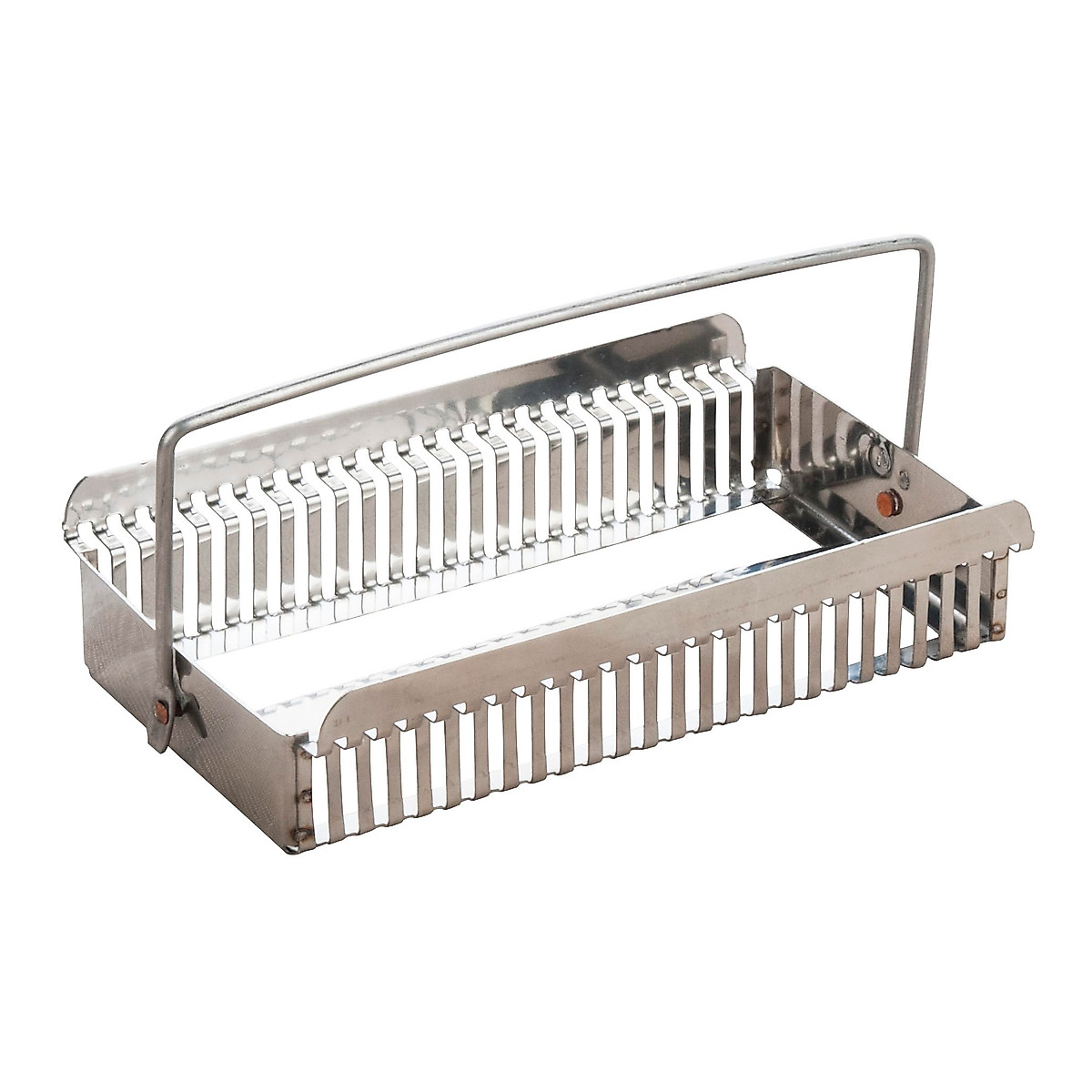EISCO Staining Rack, 25 Slides, Aluminum with Handles