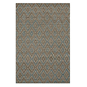 EORC Gray Handmade Wool & Viscose Raga Rug Luxurious Area Rug for Adding a Modern and Elegant Touch to Your Living Room, Bedroom, or Office Décor