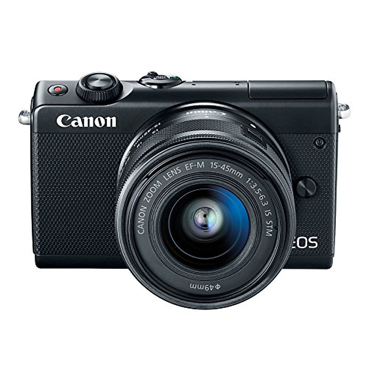 Canon EOS M100 Mirrorless Camera w/ 15-45mm Lens & 55-200mm Lens - Wi-Fi, Bluetooth, and NFC enabled (Black)