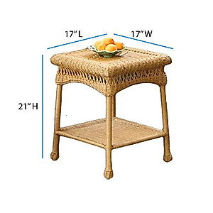 Tortuga Outdoor Portside Plantation 3pc Rocking Chair Set - White, Dark Roast and Amber Wicker with Cushions (Amber)