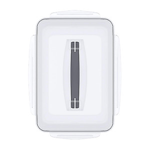 Tstorage 15 Quarts Rectangular Fresh Food Storage Containers, Clear Fresh Food Storage Box with Lid and Handle, Plastic Airtight Freezer Container, 4 Packs