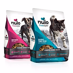 Nulo Freestyle Freeze-Dried Raw, Ultra-Rich Grain-Free Dry Dog Food for All Breeds and Life Stages with BC30 Probiotic for Digestive and Immune Health