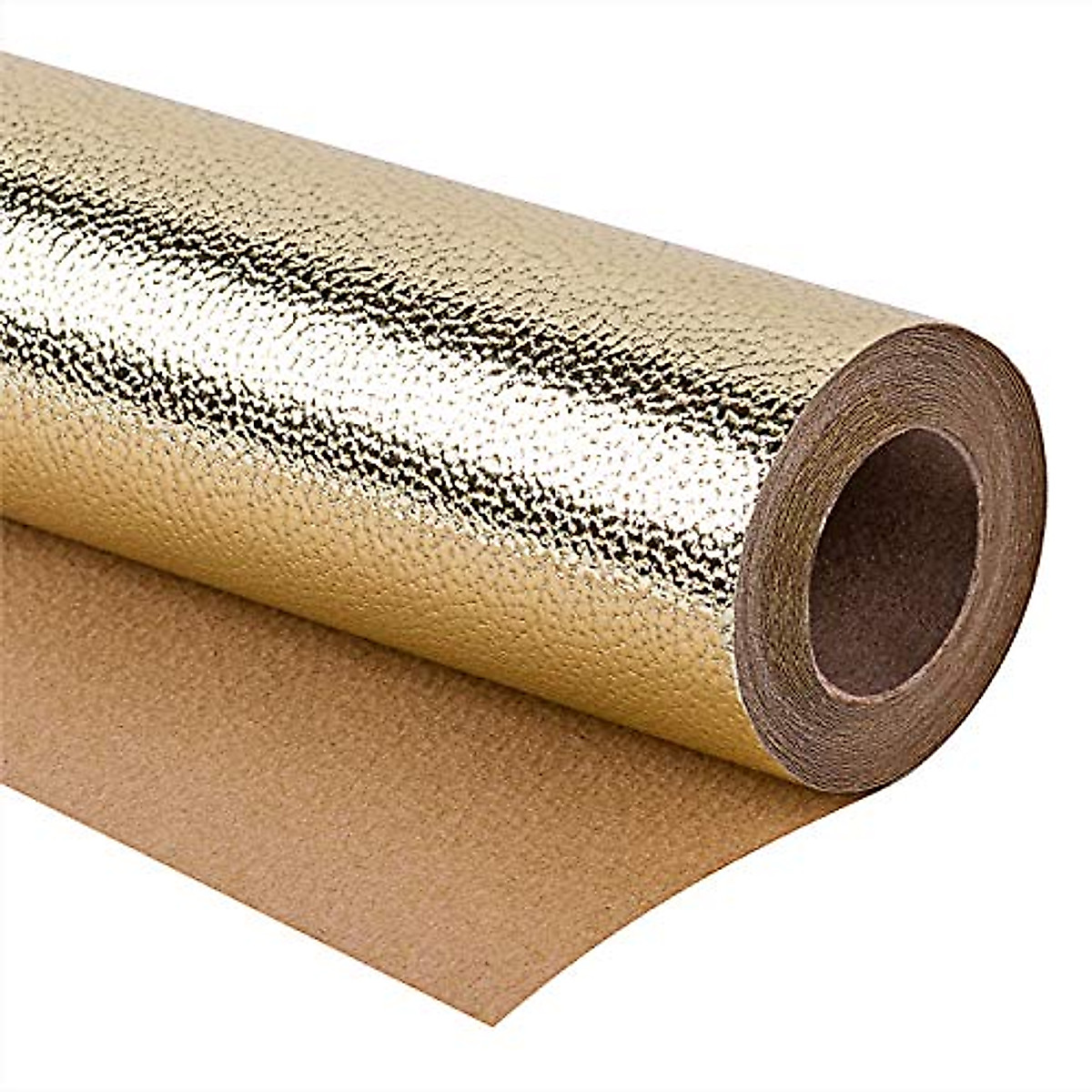 WRAPAHOLIC Wrapping Paper Roll - Mini Roll - 17 Inch x 16.5 Feet - Sparkle Gold for Birthday, Holiday, Wedding, Baby Shower
