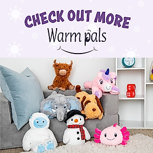 1i4 Group Warm Pals - Highland Cow - Cozy Lavender Scented Plush Toys - Stuffed Animal - Coolable Bedtime Comfort Plushie