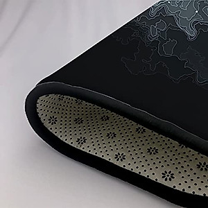 JUNHAOLONG Washable Area Sponge Rug Mat for Bedroom Living Room Lightsaber, Neon Black Light Saber Non-Slip Carpet Super Soft Extra Thick Bathroom Dorm Home Indoor Small Floor Rugs, 2'x3' (24x36Inch)