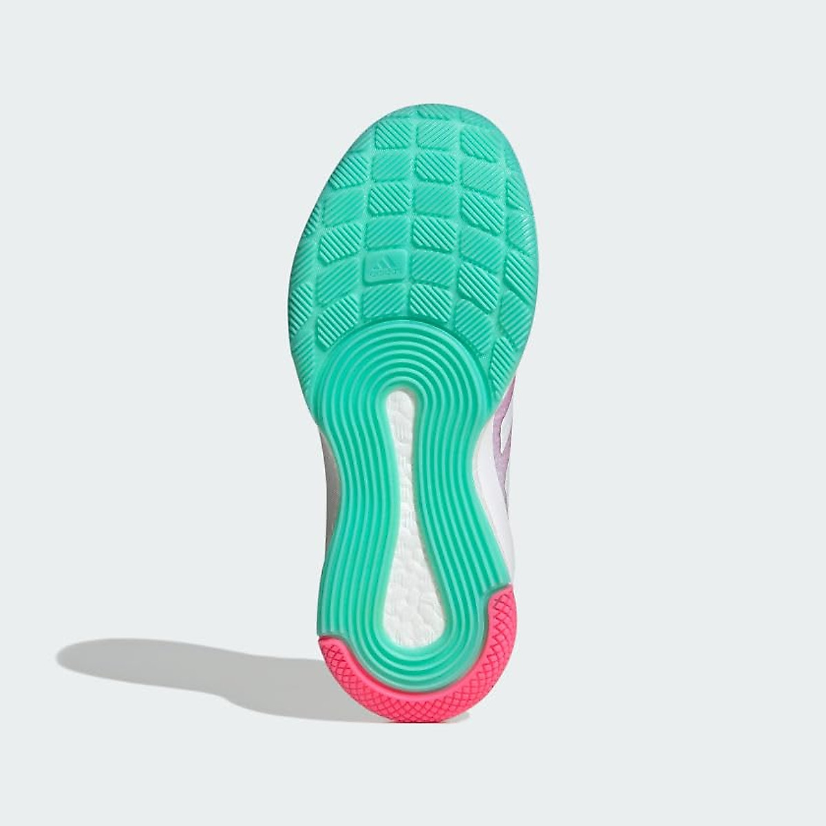 adidas Women's Crazyflight Sneaker, Lucid Pink/White/Flash Aqua, 13.5