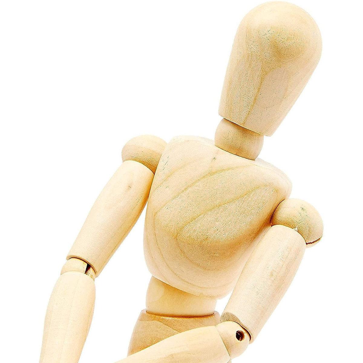 Bright Creations 2 Pack Posable Figure Wooden Mannequin for Drawing, 12-Inch Poseable Art Mannequin Figures, Wood Human Model for Drawings and Paintings, Drawing Mannequins with Base