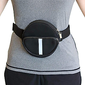 Portable CD Player Holder with CD Case, Water Resistant Fanny Pack with Wrist Strap for Women & Men (6.5inch).